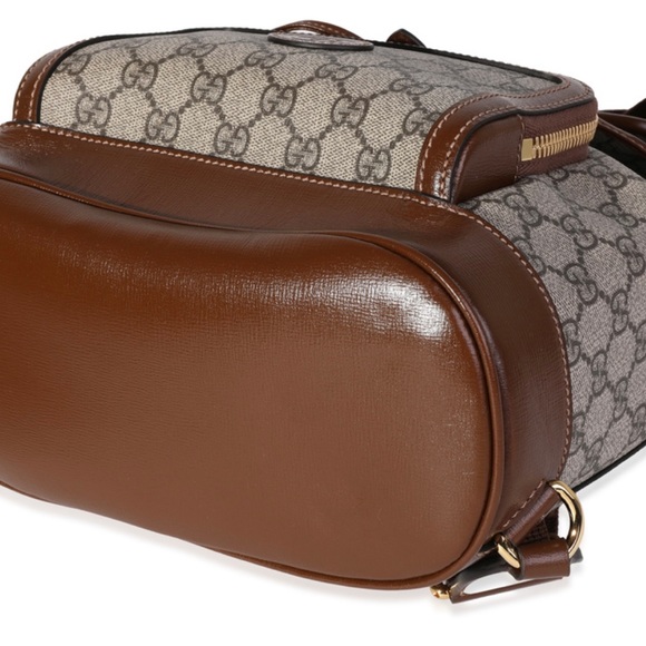 Gucci | Bags | Gucci Brown Gg Supreme Interlocking G Backpack | Poshmark